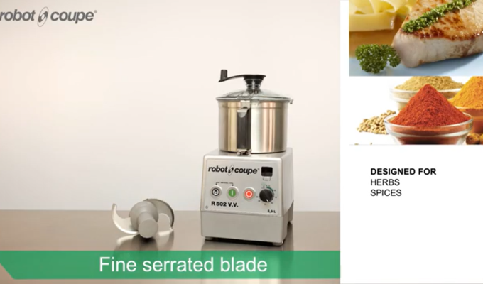 R 502 V.V. Food Processors : Cutter and Vegetable slicer - Robot Coupe